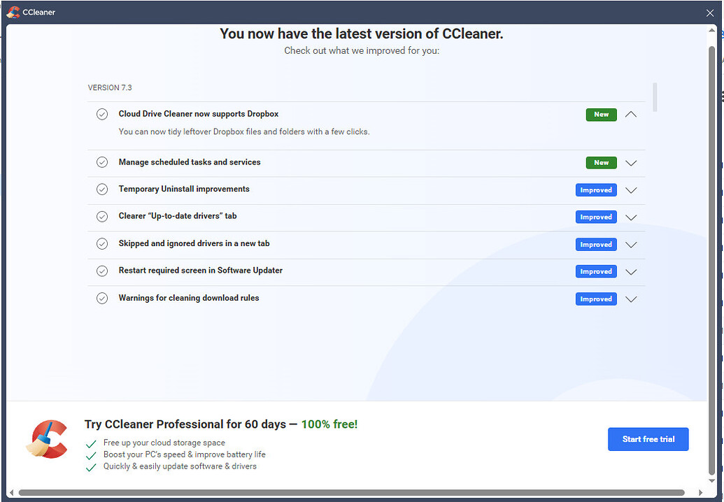 cCleaner opening popup after upgrade - #3 by ianjuby - CCleaner Windows ...