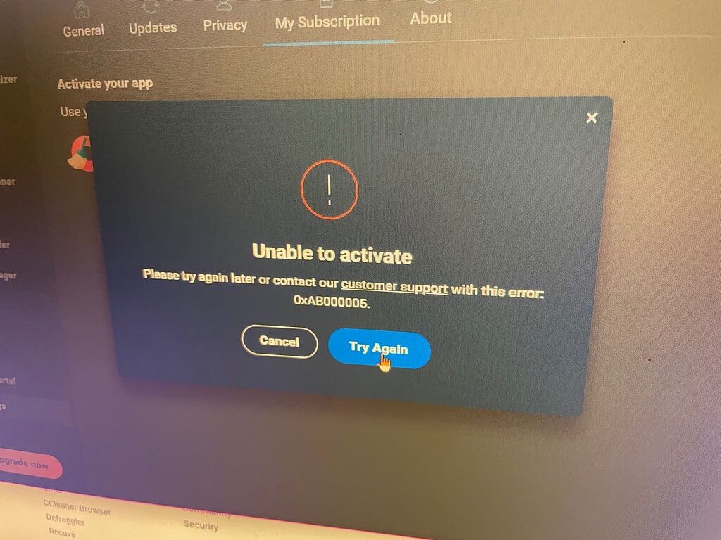 Unable to use new license after expiry - CCleaner Windows Help Requests ...