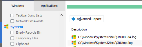 How to save "Advanced Report"? - CCleaner Windows Help Requests - CCleaner